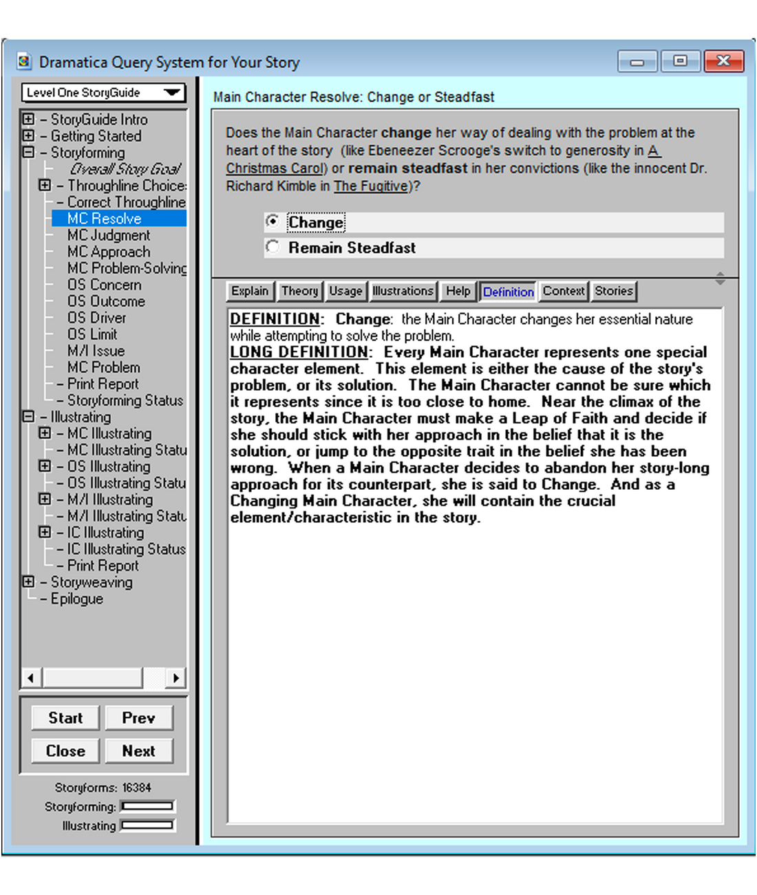 Dramatica® Pro - Download (Windows) – Screenplay.com